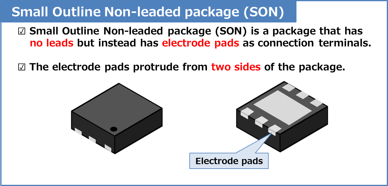 What is Small Outline Non-leaded package (SON)? - Electrical Information