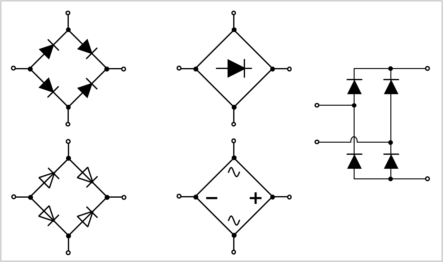 What is a Diode Bridge? (Symbol, Working) - Electrical Information