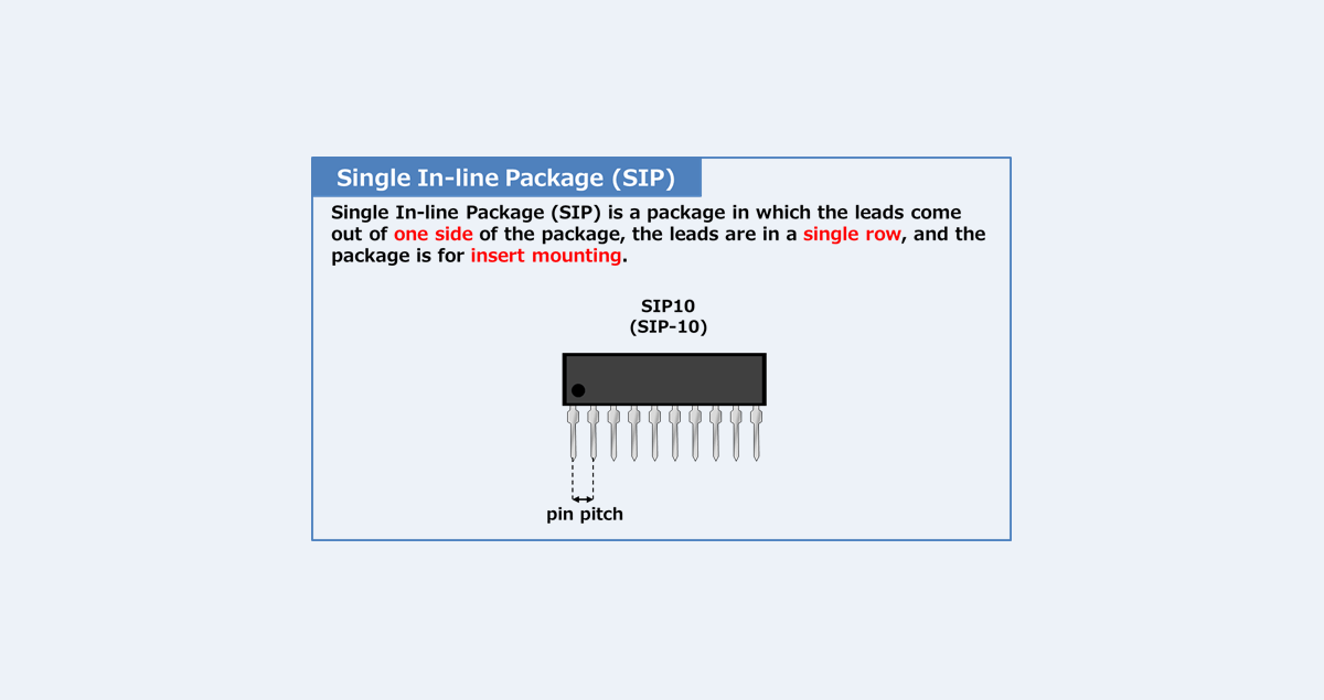What Is Single In line Package SIP Electrical Information